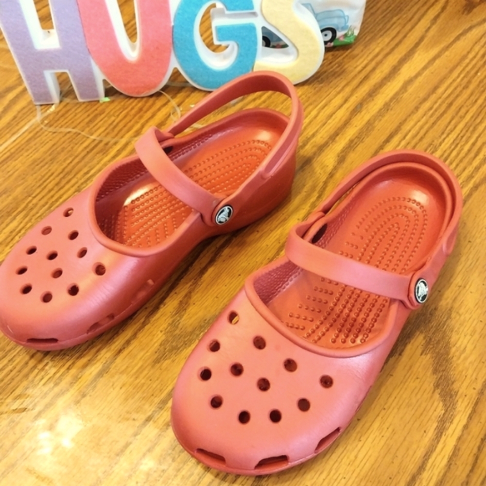 Mary Jane Double Stapped Crocs - Gem